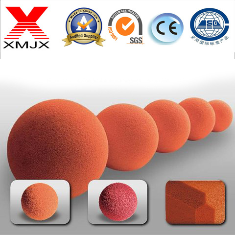 China Pipe Cleaning Rubber Sponge Balls Medium Hard Different Sizes ...